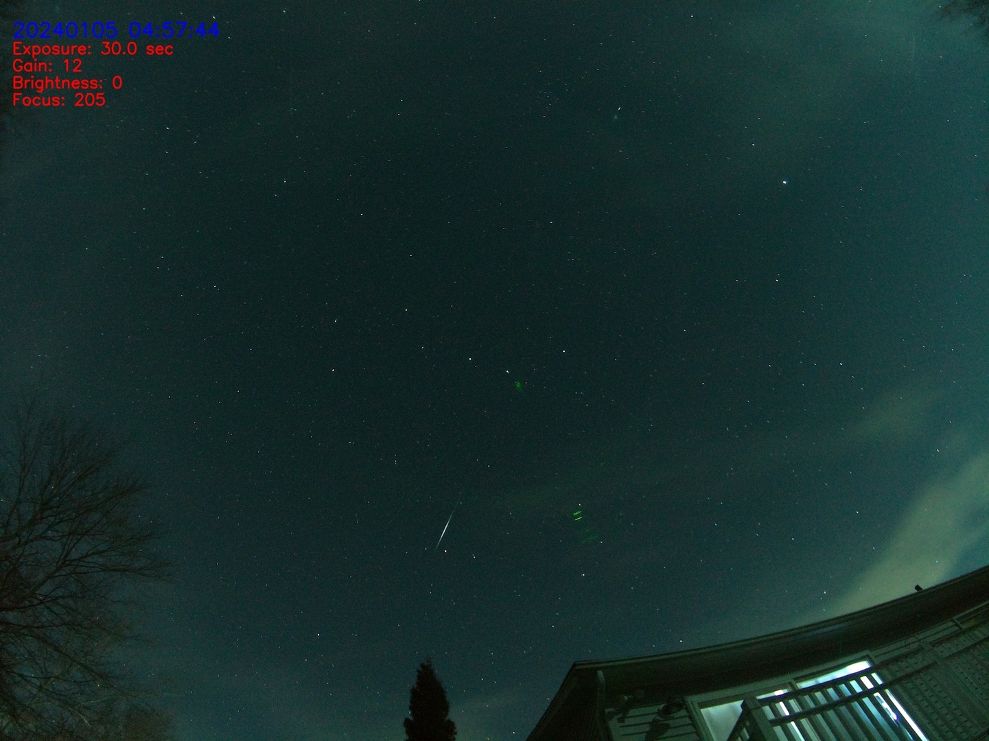 A night sky with starsDescription automatically generated